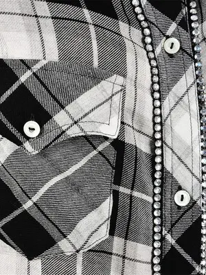 Ermanno Scervino Slim Plaid Shirt