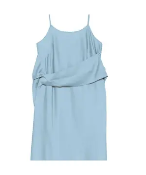 D.exterior Draped Slip Dress