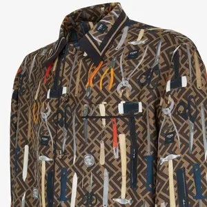 Fendi Ff Motif Long-sleeved Shirt