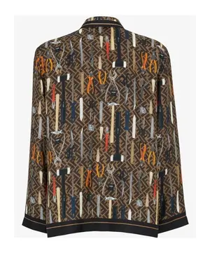 Fendi Ff Motif Long-sleeved Shirt