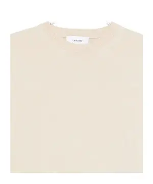 LARDINI Long Sleeved Crewneck Jumper - White