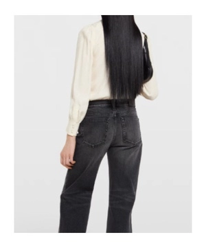 Gucci Crêpe Satin Interlocking G Shirt With Self-tie Bow - White