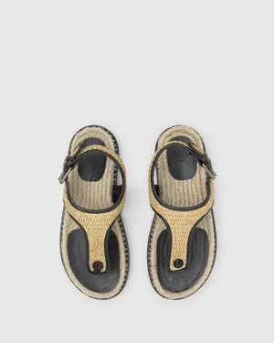 CastaÑer Open Toe Flat Sandals