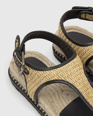 CastaÑer Open Toe Flat Sandals