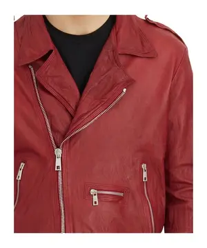 GIORGIO BRATO Leather Biker Jacket