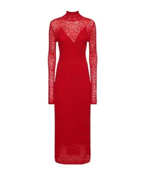 Gabriela Hearst Lethe Knitted Wool Blend Long Dress