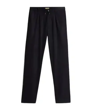 Woolrich Pleated Drawstring Trousers - Black