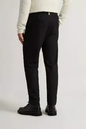 Woolrich Pleated Drawstring Trousers - Black