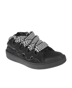 LANVIN Logo Casual Shoes - Black