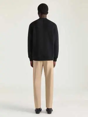 Givenchy Crewneck Sweatshirt With Logo Patch - Black