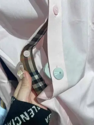 Burberry Long-sleeved Shirt - Light Pink