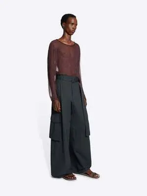 Dries Van Noten Wide-leg Cotton Cargo Trousers