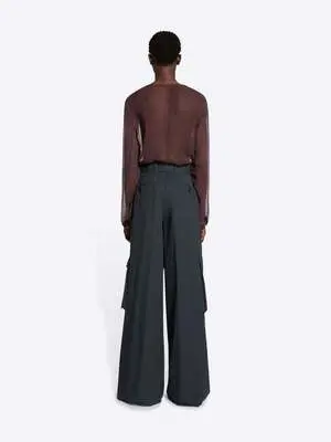 Dries Van Noten Wide-leg Cotton Cargo Trousers