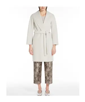 Max Mara Belted Long-sleeved Coat - No