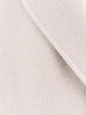 Max Mara Belted Long-sleeved Coat - White
