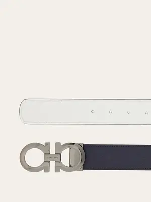 FERRAGAMO Gancini Double-sided Belt - Black