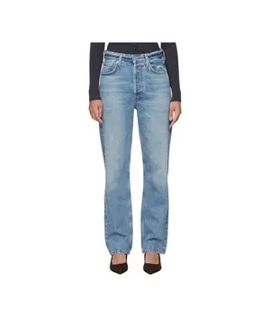 Citizens Of Humanity High Waist Straight Leg Jeans