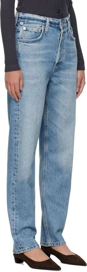 Citizens Of Humanity High Waist Straight Leg Jeans
