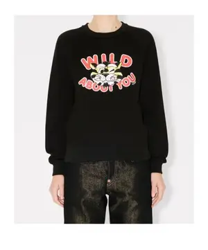 Kenzo Wild Tiger Printed Crewneck Sweatshirt