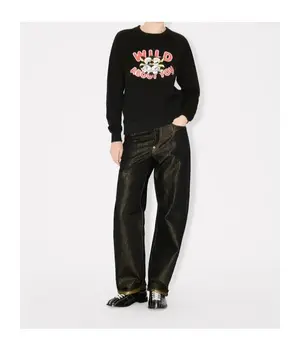Kenzo Wild Tiger Printed Crewneck Sweatshirt