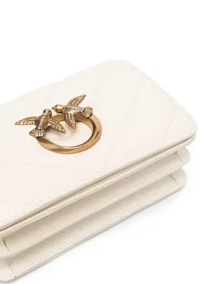 Pinko Love Click Logo-engraved Mini Crossbody Bag