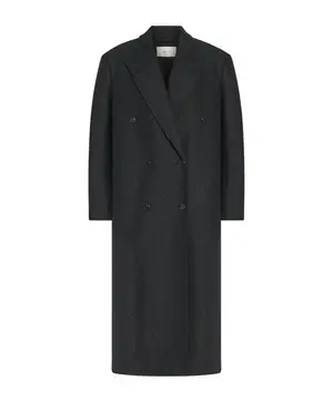 THE ROW Hariet Double-breasted Mid-length Coat