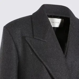 THE ROW Hariet Double-breasted Mid-length Coat
