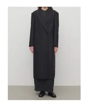 THE ROW Hariet Double-breasted Mid-length Coat