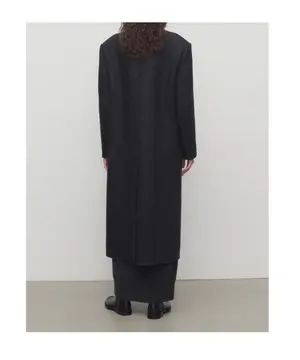 THE ROW Hariet Double-breasted Mid-length Coat