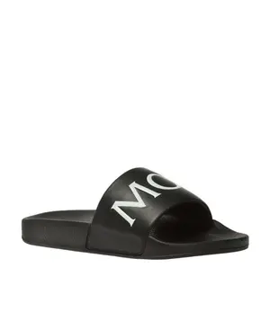 Moncler Logo Embossed Slides