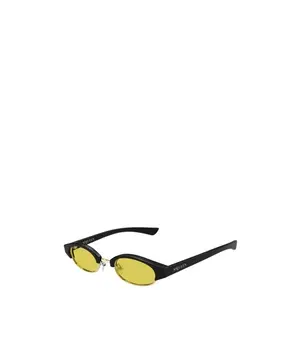 Alexander McQueen Oval Frame Sunglasses