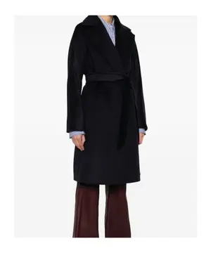 Max Mara Long Sleeved Coat - Blue
