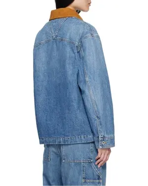 Bottega Veneta Vintage Denim Trucker Jacket - Medium Blue