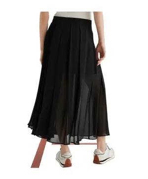 Marella Pleated Midi Skirt