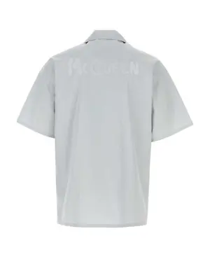 Alexander McQueen Logo Printed Buttoned Shirt