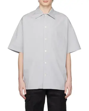 Alexander McQueen Logo Printed Buttoned Shirt