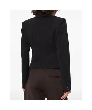 AVAVAV Petite Pinstripe Fitted Jacket