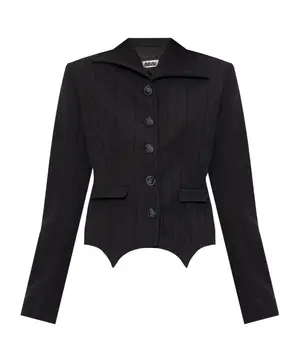 AVAVAV Petite Pinstripe Fitted Jacket