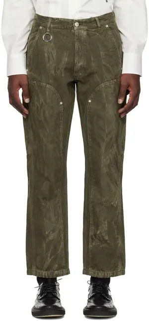 ETUDES Studio Logo Patch Jeans