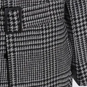 Zegna Belted Checked Coat