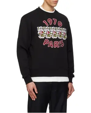 Kenzo Wild Tiger Embroidered Sweatshirt - Black