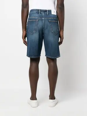 PT TORINO Straight-leg Denim Shorts