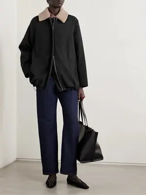 Tibi Shearling Collar Jacket