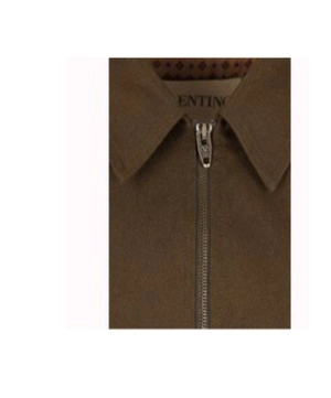 Valentino Garavani Logo Plaque Zip-up Jacket - Green