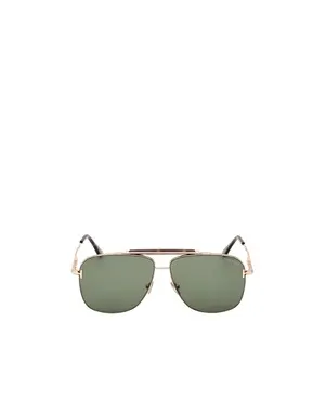 TOM FORD Aviator Frame Sunglasses - Green