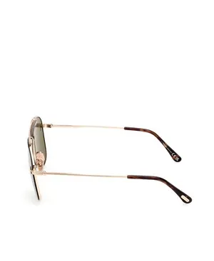 TOM FORD Aviator Frame Sunglasses - Green