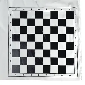 MAISON MARGIELA V-neck Asymmetrical Blouse With Chessboard Print