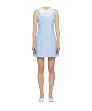 Marissa Chiara Sleeveless Dress With Peter Pan Collar