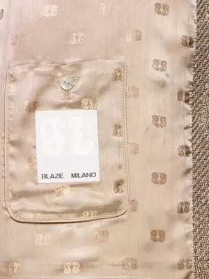BLAZÉ MILANO Single-breasted Casual Jacket With Button Details