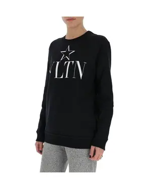 Valentino Garavani Printed Long Sleeve Sweater